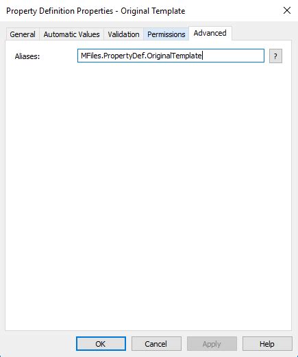Maintaining The Original Object Template