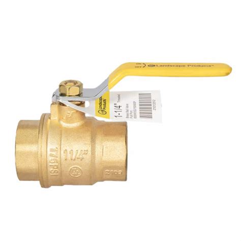 1 14 Inch Full Port Brass Ball Valve Landscape Products Inc