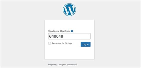 How To Activate 2 Factor Authentication For Wordpress Admin
