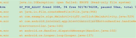 安卓向sd卡写文件出现的问题open Failed Erofs Read Only File System Csdn博客
