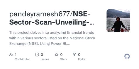 Github Pandeyramesh677nse Sector Scan Unveiling Financial Trends