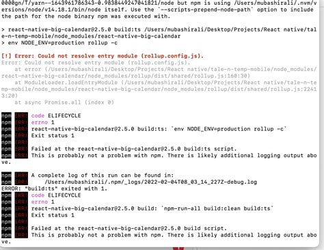Main Module Was Not Resolved On Forked Package Usage · Issue 615