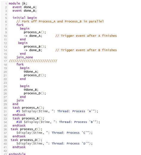 q write code that will create the four processes process a through process d sandeep rao