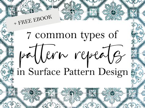 7 Common Types Of Pattern Repeats In Surface Pattern Design Design Av Mad