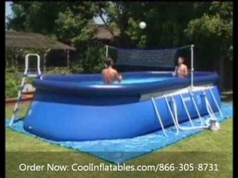 Intex Oval Ellipse Frame Pool Setup Instructions Youtube
