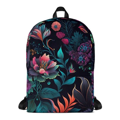 Floral Backpack Etsy