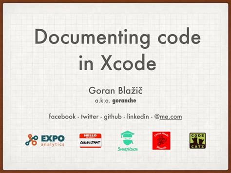 Documenting With Xcode Ppt