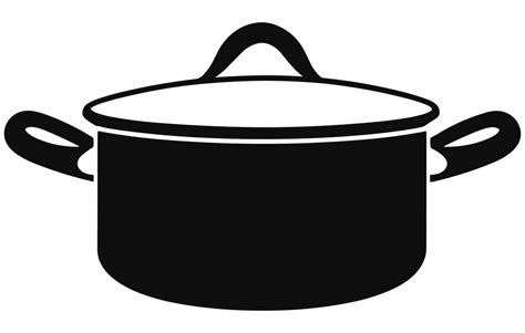 Cooking Pot Logo Designthe Soup Pot Is Boiling Vector 35377932