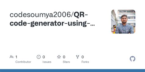 qr code generator using python qr generator py at main · codesoumya2006