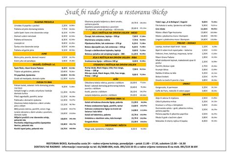 Restoran Bicko Subota Prepuna Fine Spize U Bicku Facebook