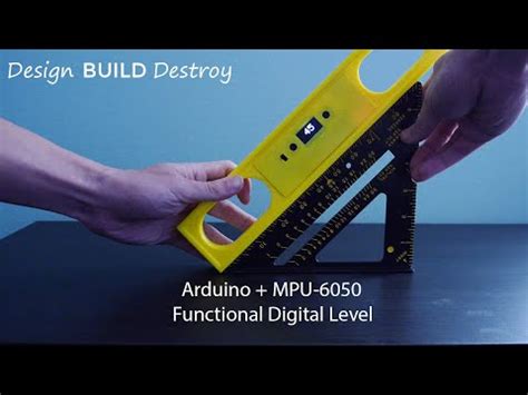 GitHub DesignBuildDestroy Digital Spirit Level A Digital Spirit Level Using Arduino Nano And