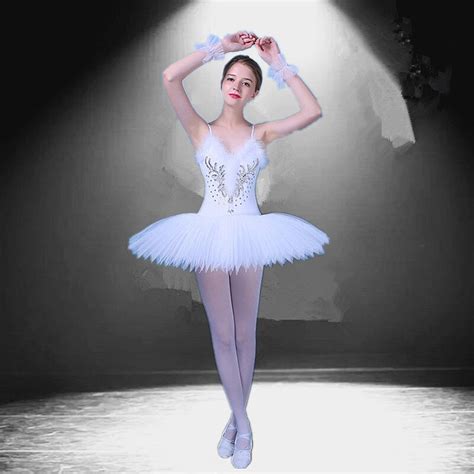 여성용 발레 레오타드 투투 사이아 드레스 성인용 전문 발레 투투 댄스웨어 화이트 스완 호수 발레 의상발레 Aliexpress