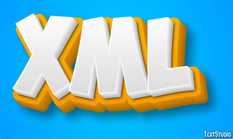 Xml Text Effect And Logo Design Word