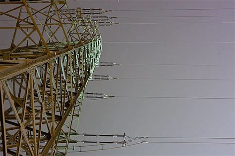 Overhead Power Line High Voltage Power Line Transmission Tower Transmission Line Photo
