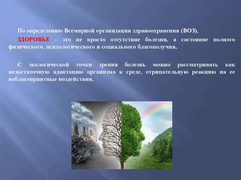 Экология и здоровье будущее России презентация онлайн
