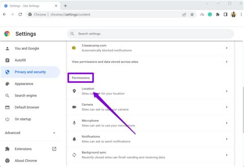 How To Disable Or Enable Location Permission For Google Chrome Guiding Tech