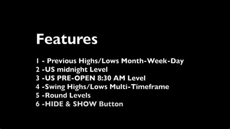 Swing Levels Mt4 Buy Trading Indicator For Metatrader 4
