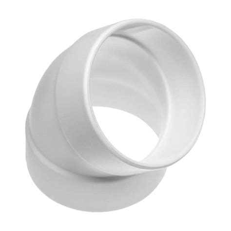 Codos De Pvc Ventdepot Mxsc4 016 8 Piezas Blanco