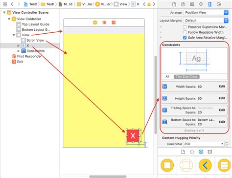 ios how to make a uibutton fix at uiscrollview stack overflow