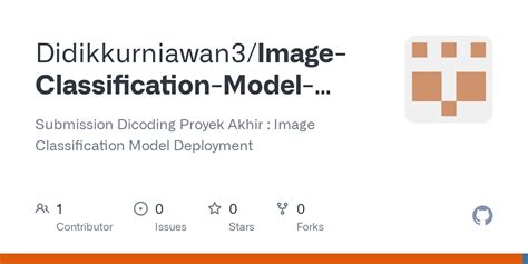 GitHub Didikkurniawan Image Classification Model Deployment Submission Dicoding Proyek Akhir