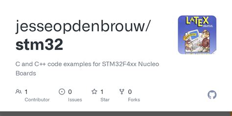 GitHub Jesseopdenbrouw Stm32 C And C Code Examples For STM32F4xx Nucleo Boards