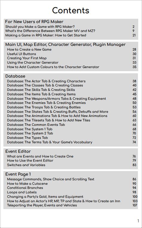Rpg Maker Mz For Beginners Vol 1 By Caz