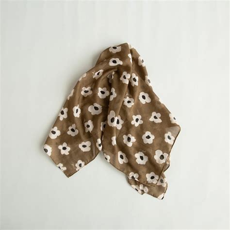 Sophie Daisy Day Maxi Scarf Accessories Scarves Simple Form
