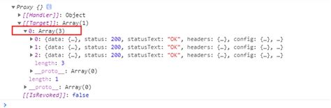 javascript vue 请问怎么取出proxy里的Array数据 SegmentFault 思否