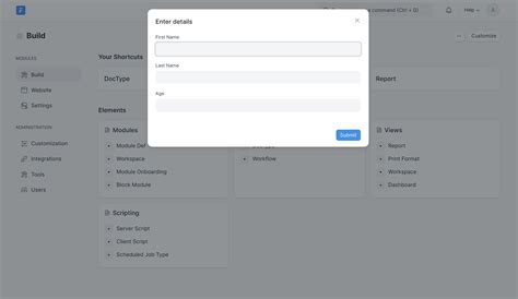 Dialog API