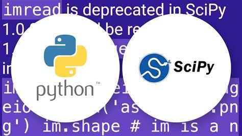 Scipy Misc Module Has No Attribute Imread YouTube