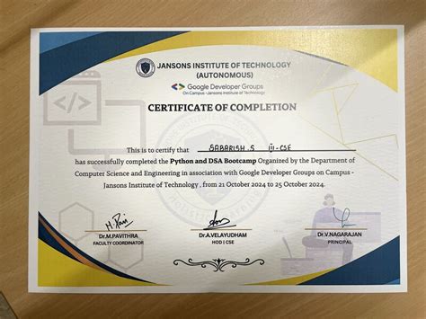 Sabarish S On Linkedin Pythonbootcamp Learningjourney Codingskills Growthmindset