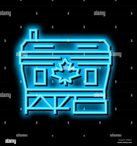 Safety Maple Neon Glow Icon Illustration Stock Vector Image And Art Alamy