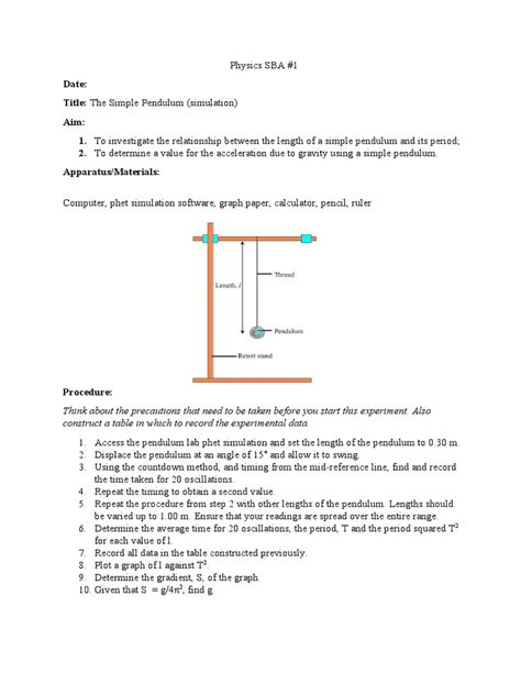 Physics Sba 1 Pdf