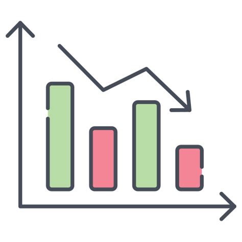 Line Graph Generic Color Lineal Color Icon