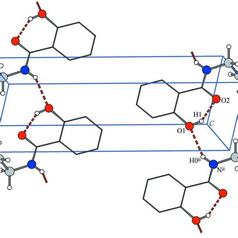 Molecular Projection Showing The Asymmetric Unit Represented In Dark Download Scientific