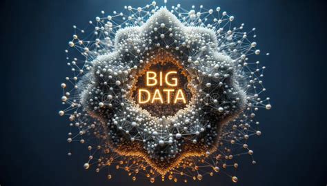 Complex Crystal Structure Made Of Interconnected Nodes Symbolizing Data Points Within This