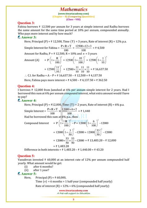 cbse ncert class 8 maths chapter 8 exercise 8 3 in hindi and english