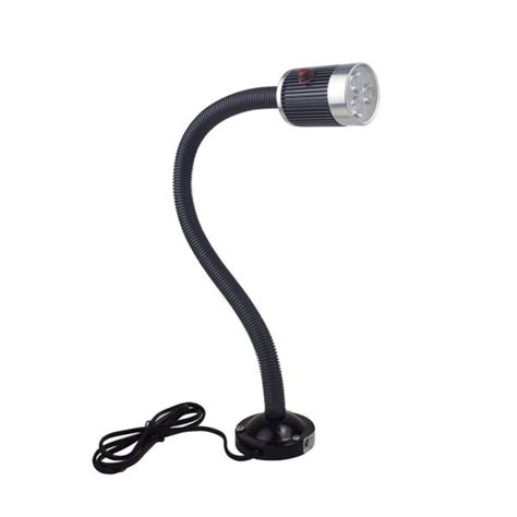 Dcac 24v 3w Gooseneck Arm Magnetic Base Led Machine Work Light Luneot