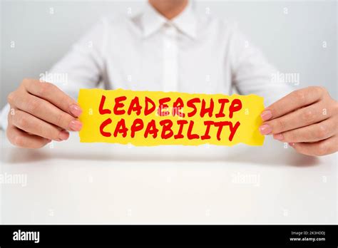Text Caption Presenting Leadership Capability Business Concept What A