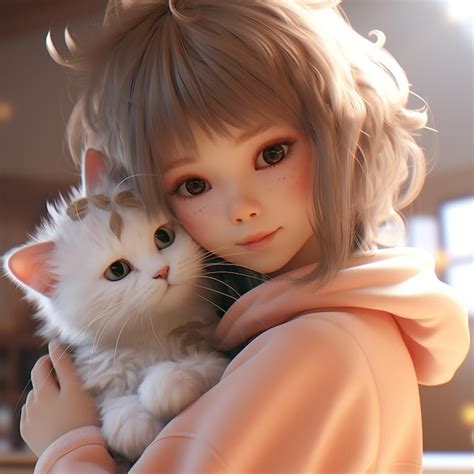 Cute Girl With Cat Images Free Download On Freepik