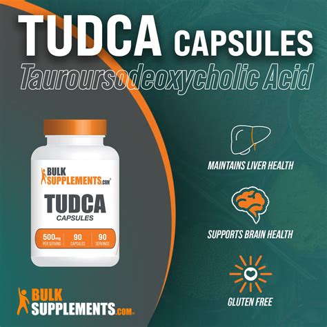 Tudca Capsules Supplements For Liver Health
