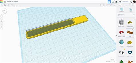 Custom Car Badges Tinkercad