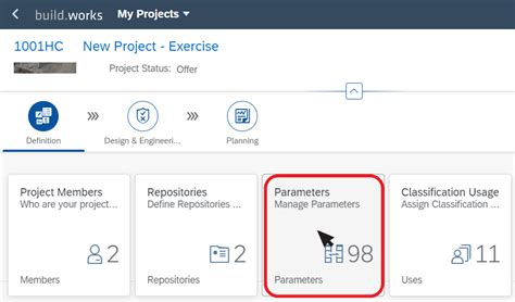 How To Manage My Projects Parameters Support Center