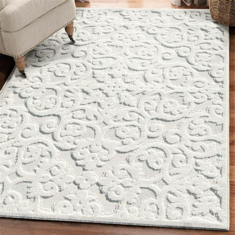 My Texas House Elaine By Orian 9 X 12 Natural Floral Outdoor Rug
