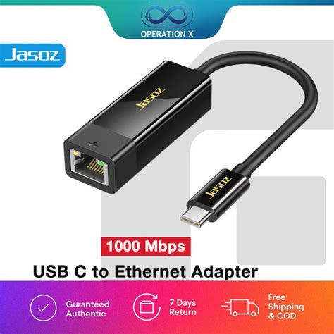 Operation X 1000mbps Usb C Ethernet Usb C To Rj45 Lan Adapter For