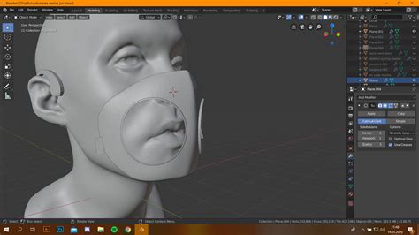 Distortion After Applying Subdivison Modeling Blender Artists Community