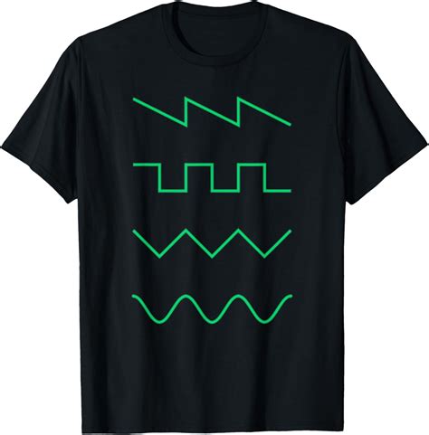 Synth Waveform Digital Analog Synthesizer Edm T Shirt