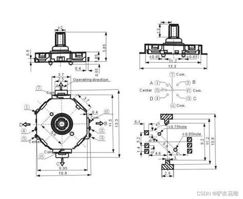 【雕爷学编程】arduino动手做（116） 五向导航按键模块五向导航按键 Arduino Csdn博客