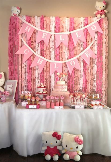 Hello Kitty Dessert Table