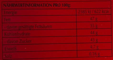 Lindor Lindt калорійність харчова цінність ⋙tablycjakalorijnosti